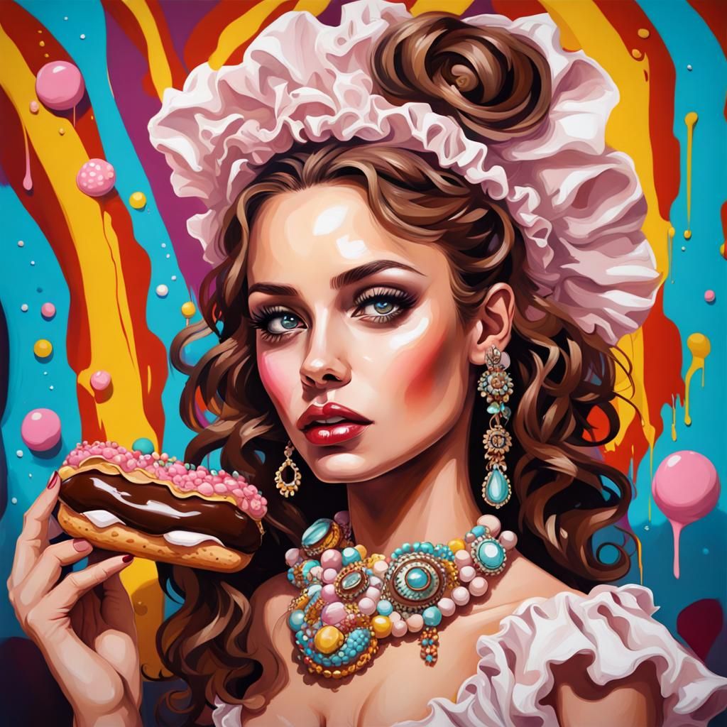 Chocolate Eclair - Sweet Treat Series - 2