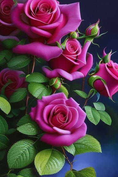 Amalgamation; Insanely detailed hyperrealistic fantasy whimsical Airbrushing painting of lush ...