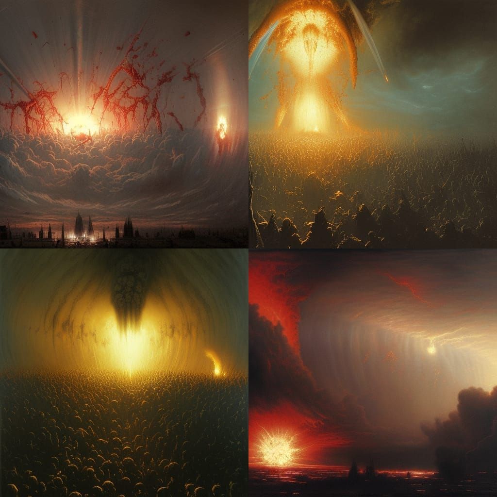 atomic explosion - AI Generated Artwork - NightCafe Creator