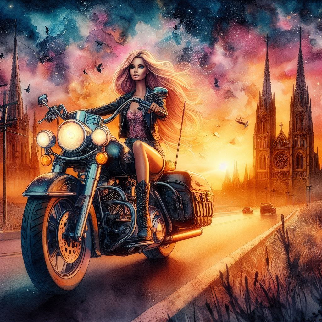 Born To Be Wild: Barbie Doll - AI Generated Artwork - NightCafe Creator