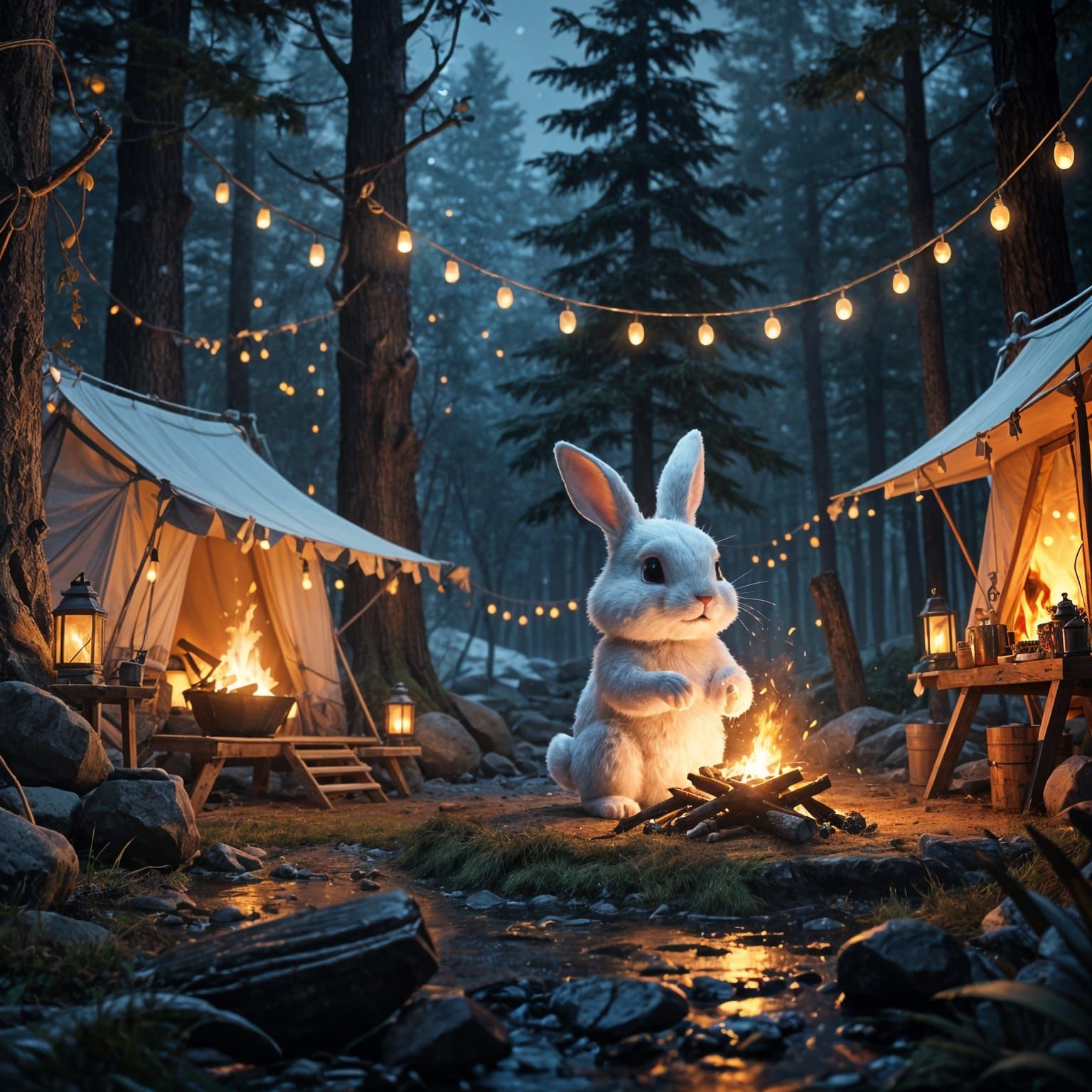 Bunny Camping - Bunny Camping