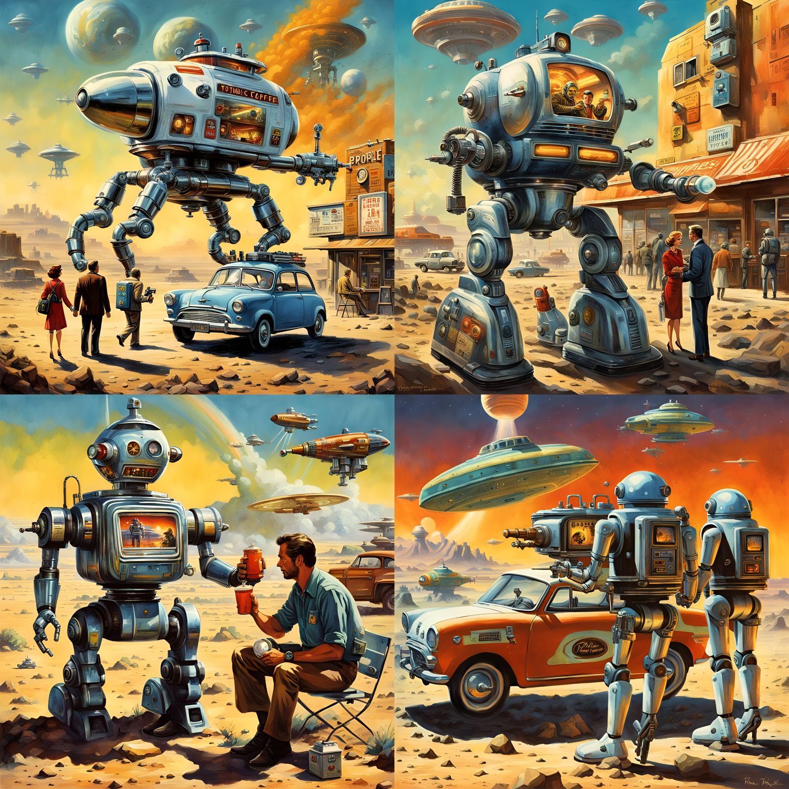 Atomic Café - AI Generated Artwork - NightCafe Creator