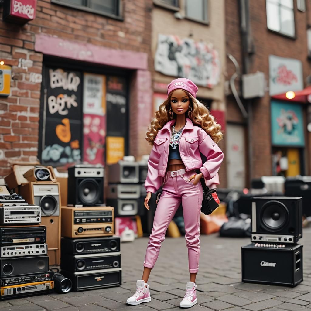 hip hop barbie - AI Generated Artwork - NightCafe Creator