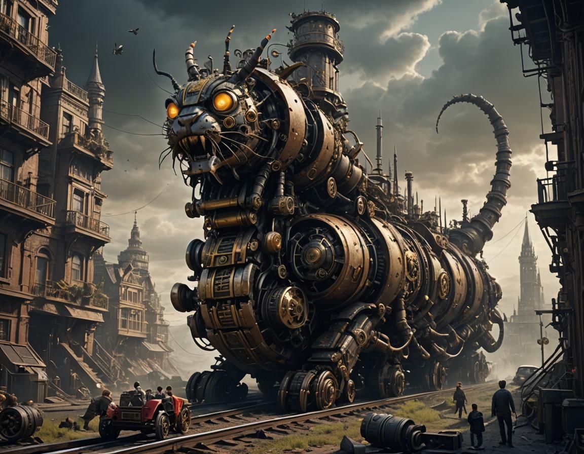 Railbeast - AI Generated Artwork - NightCafe Creator