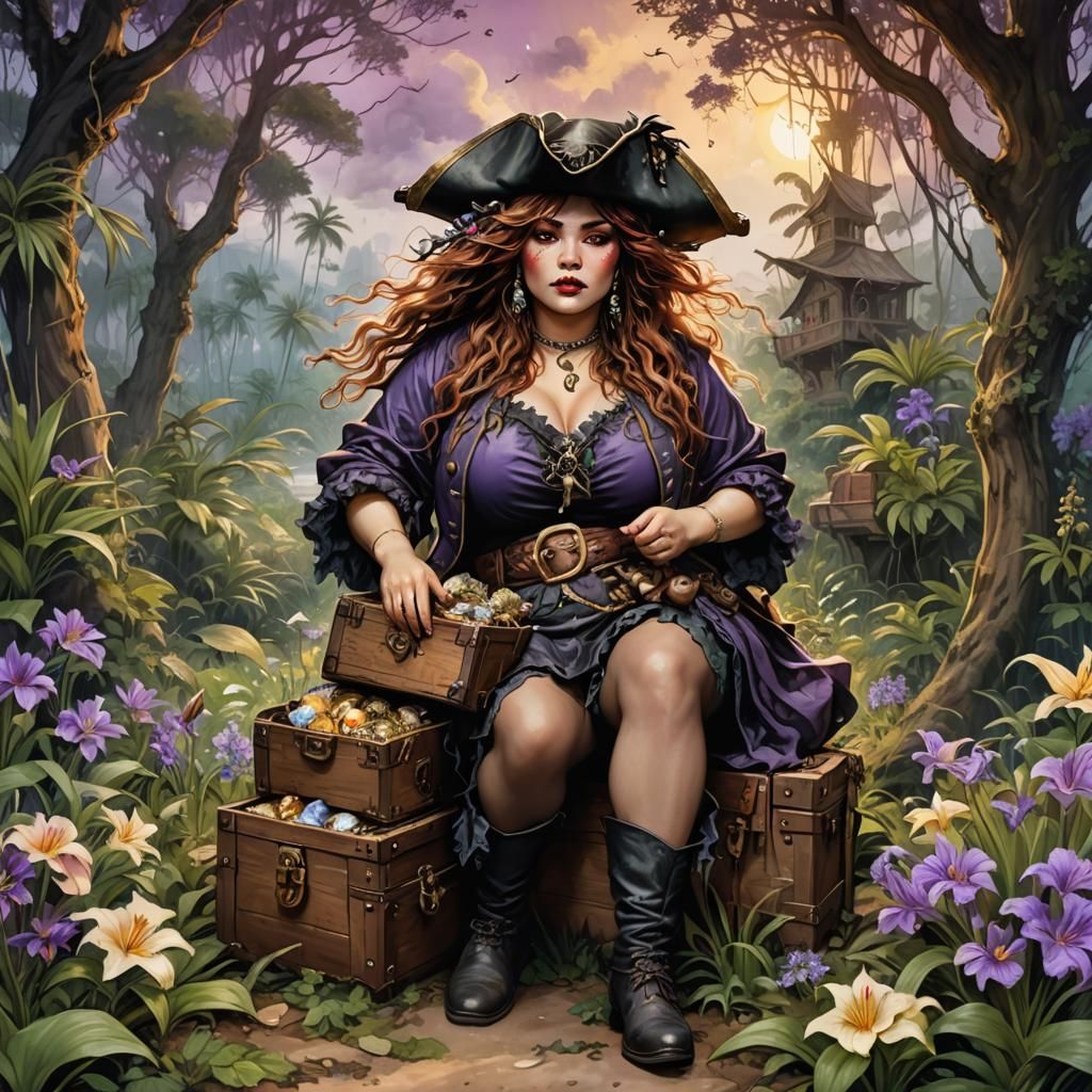 Queen of Booty - AI Generated Artwork - NightCafe Creator