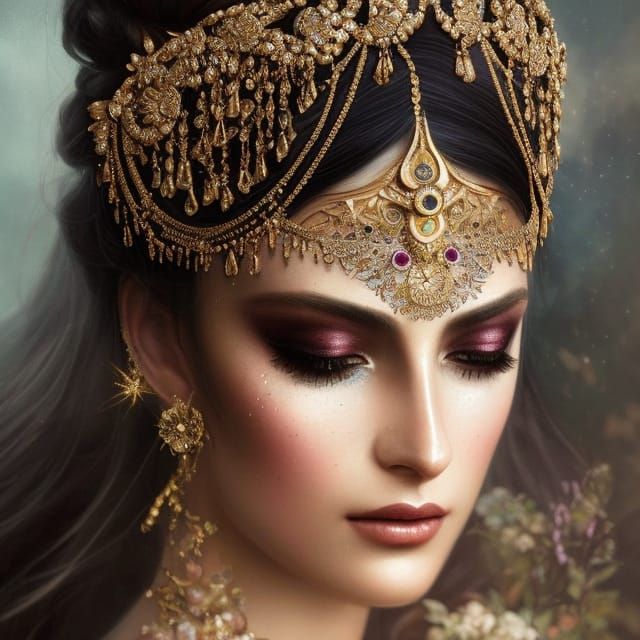 Goddess Portrait - AI Generated Artwork - NightCafe Creator