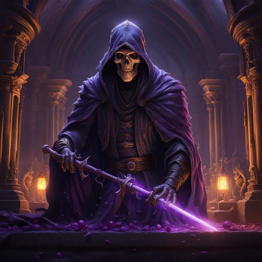 Grim Reaper’s Rebirth - AI Generated Artwork - NightCafe Creator