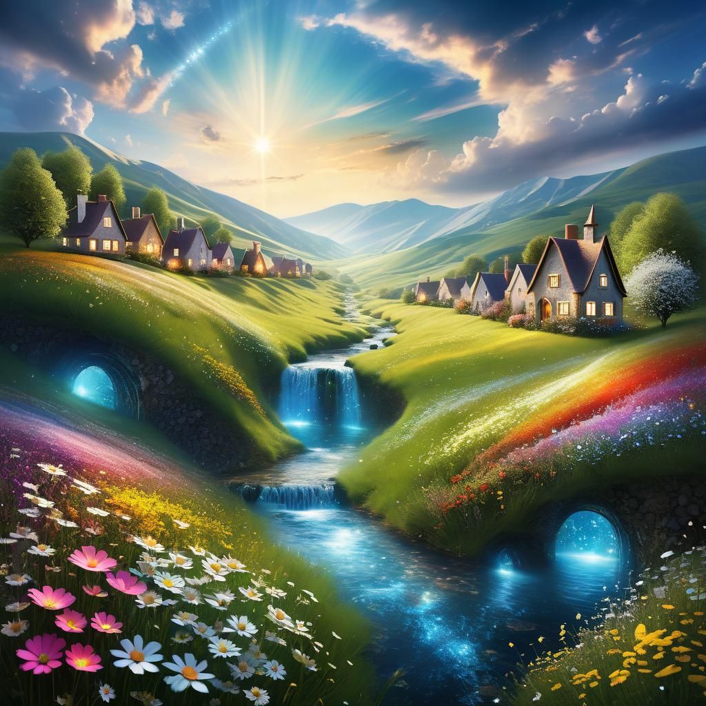 (BURSTING OUT INTO THE SKY a beautiful enigmatic Dreamscape consisting ...