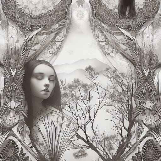 Greyscale - AI Generated Artwork - NightCafe Creator