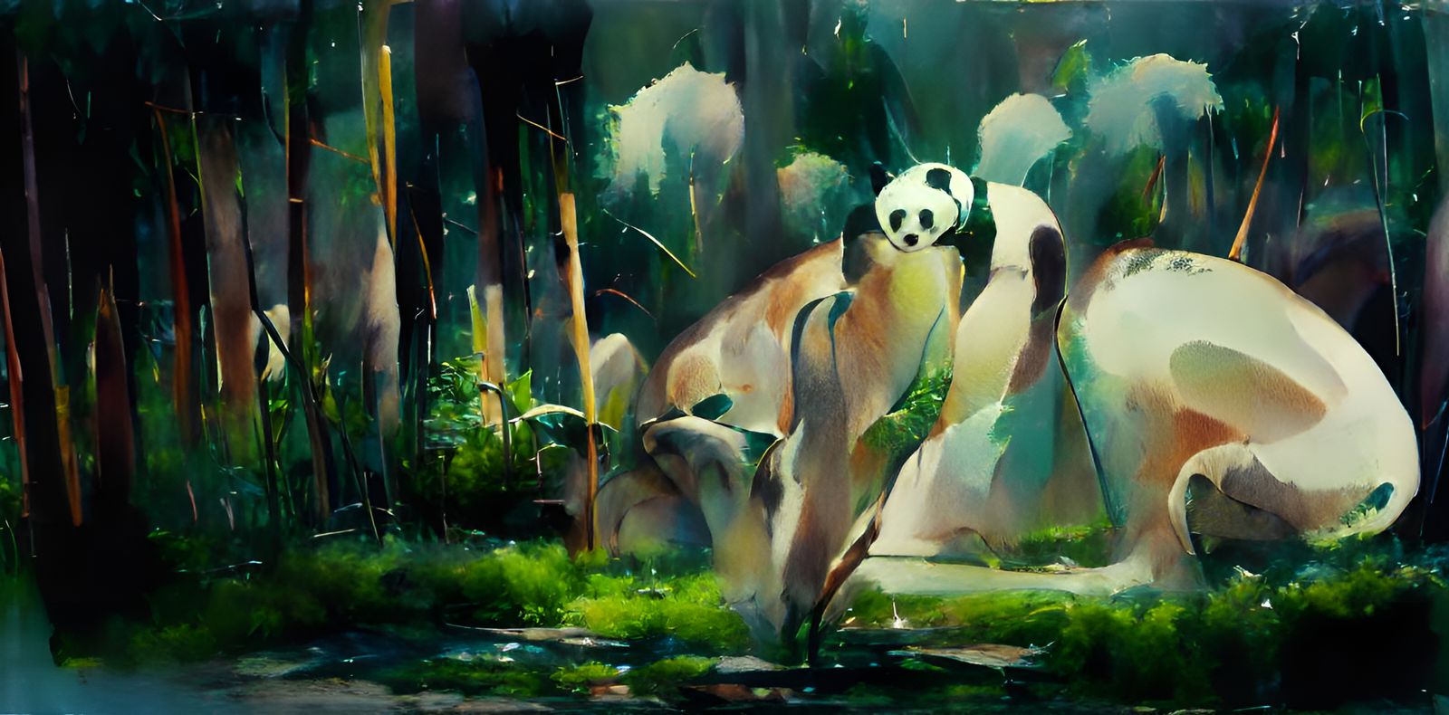 panda - AI Generated Artwork - NightCafe Creator