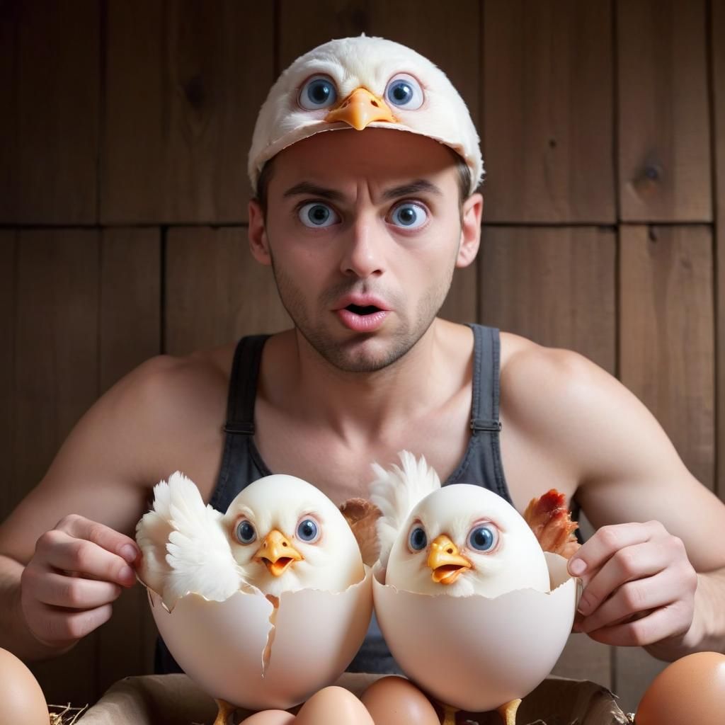 Chicken magic - AI Generated Artwork - NightCafe Creator