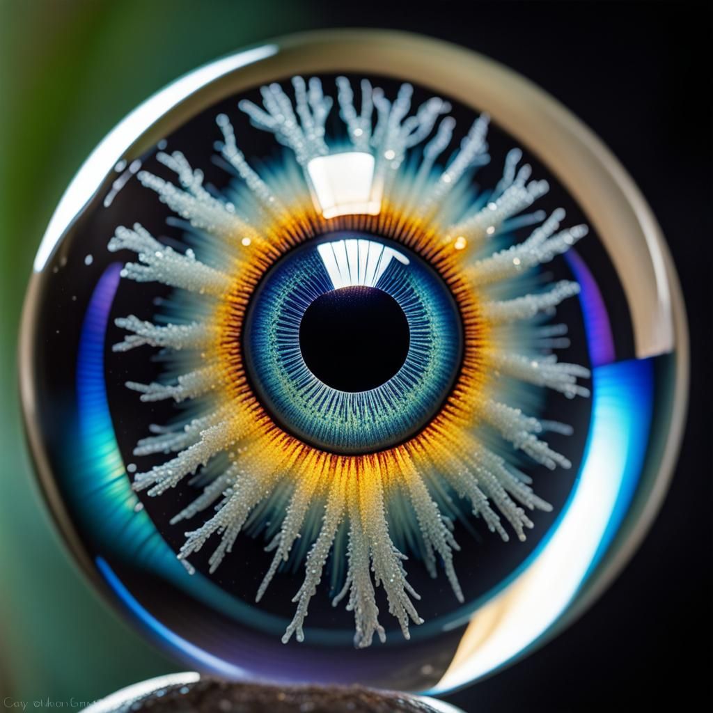 monetimacro glass eye iris, urban planet, exploding sphere, f/2.8 ...