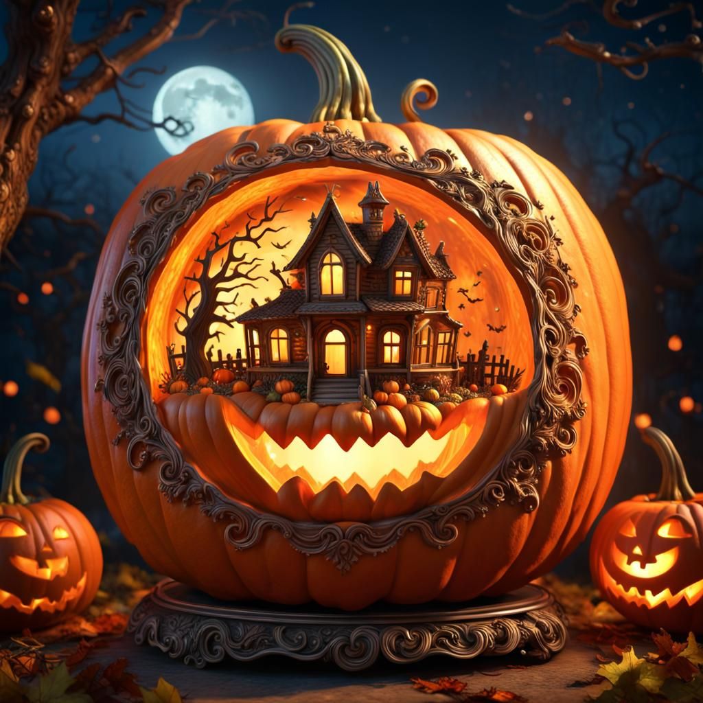 Pumpkin - AI Generated Artwork - NightCafe Creator