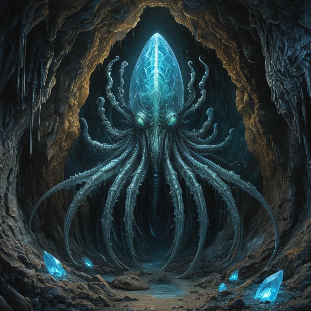 Star-Squid - AI Generated Artwork - NightCafe Creator
