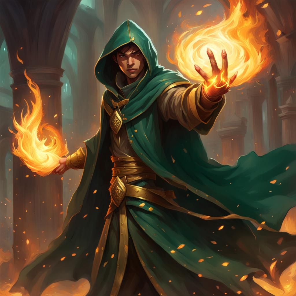 Demon-Cursed Mage - AI Generated Artwork - NightCafe Creator