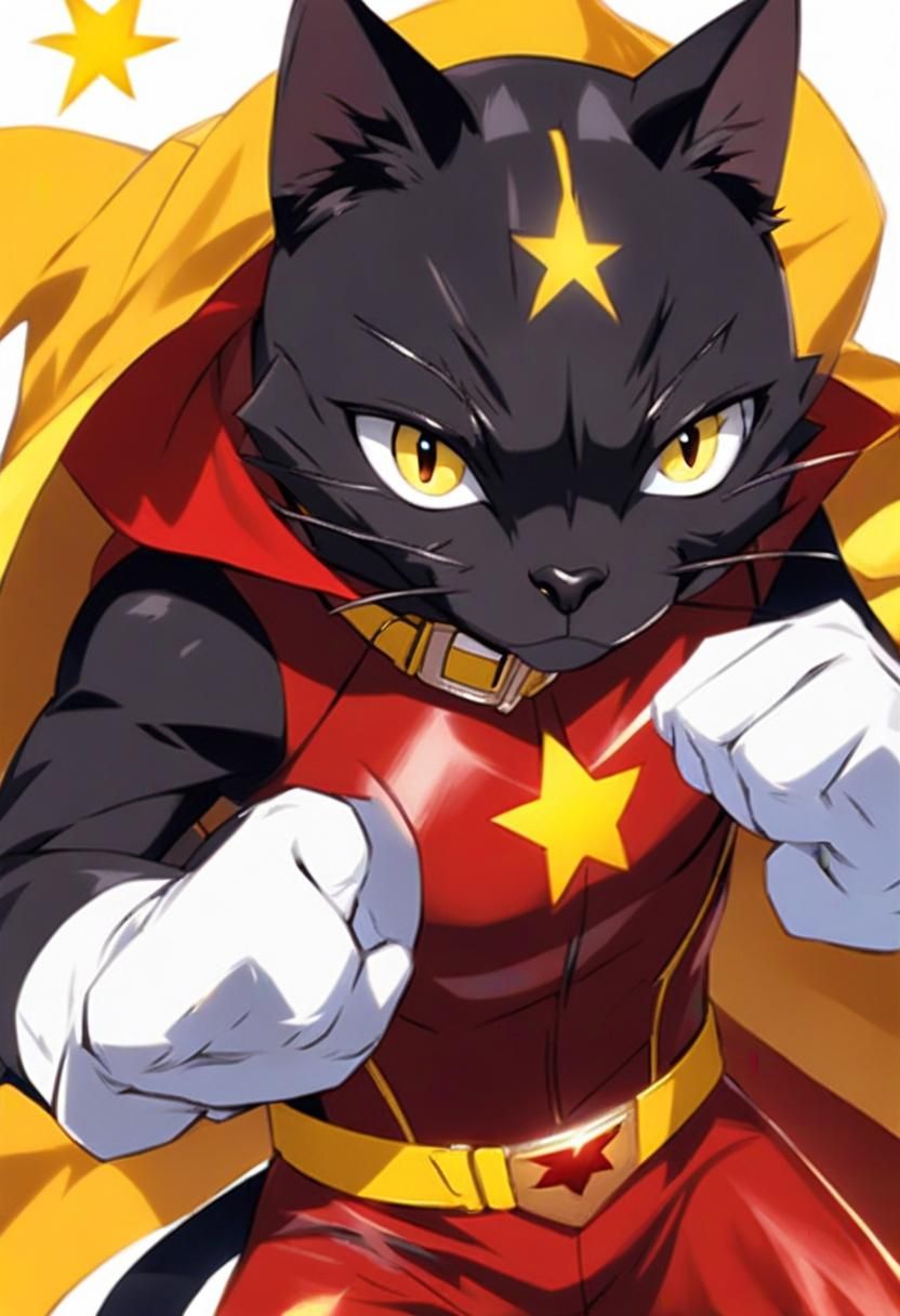 Courageous Cat - AI Generated Artwork - NightCafe Creator