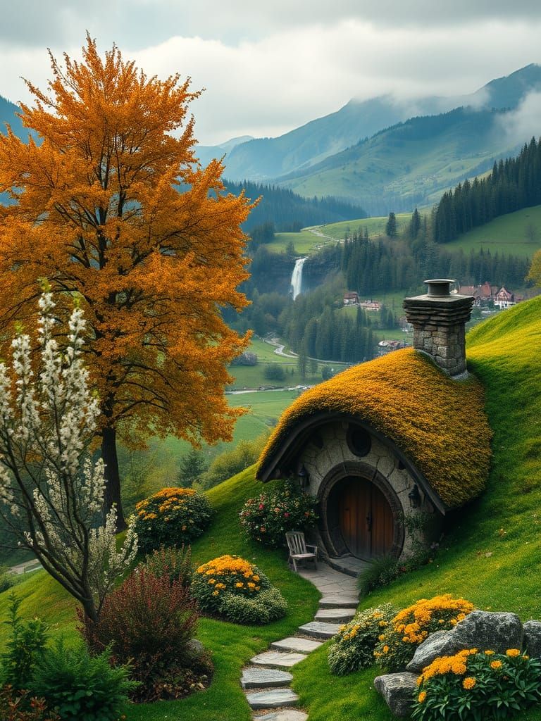 a small hobbit house - a small hobbit house