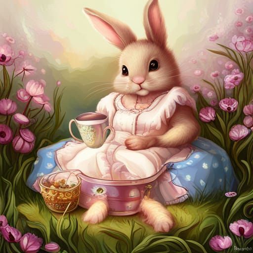 rabbit - AI Generated Artwork - NightCafe Creator