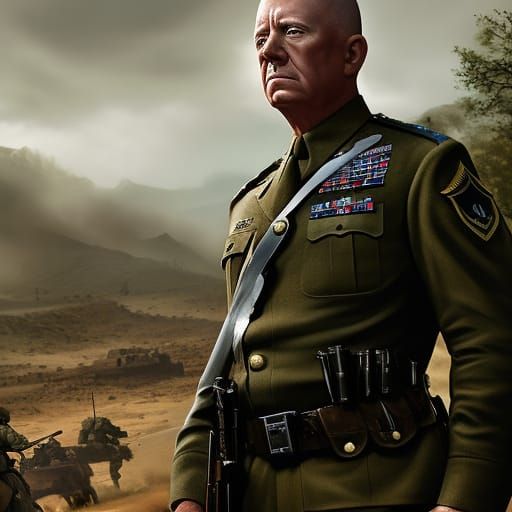 General George S. Patton - AI Generated Artwork - NightCafe Creator