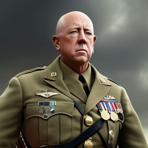 General George S. Patton - AI Generated Artwork - NightCafe Creator