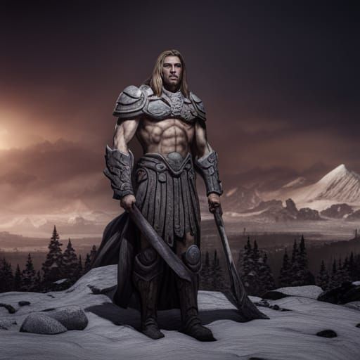 Dragonborn fan-art - AI Generated Artwork - NightCafe Creator