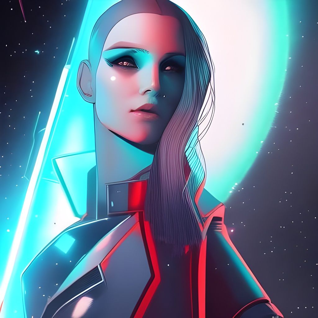 New Cyber Portrait - AI Generated Artwork - NightCafe Creator
