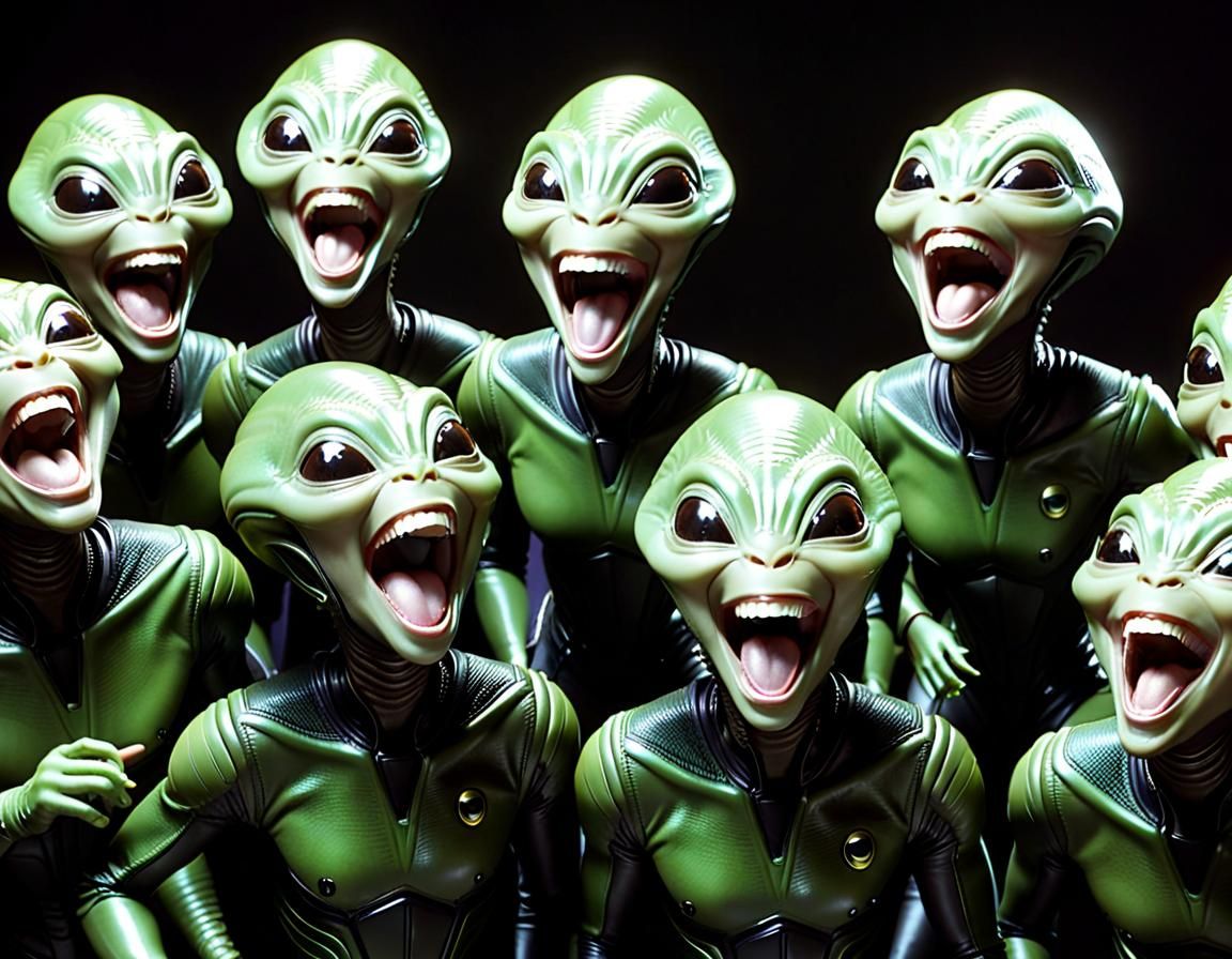 They're laughing at us..... - AI Generated Artwork - NightCafe Creator