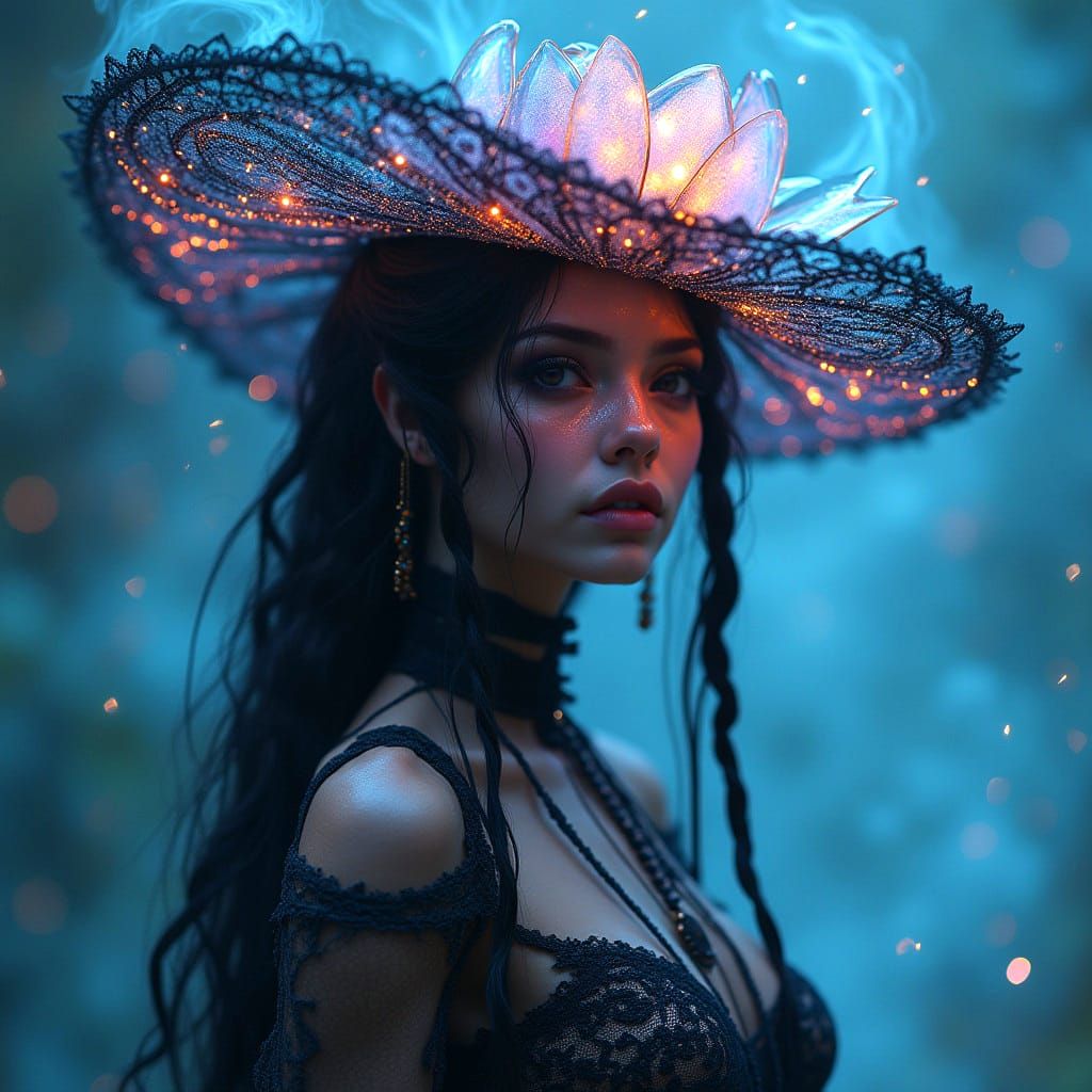 Dahlia - Ethereal Vampire Android in Crystal Fantasy