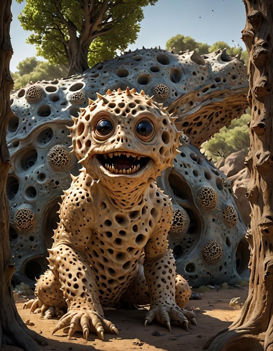 Trypophobia serie’s - AI Generated Artwork - NightCafe Creator