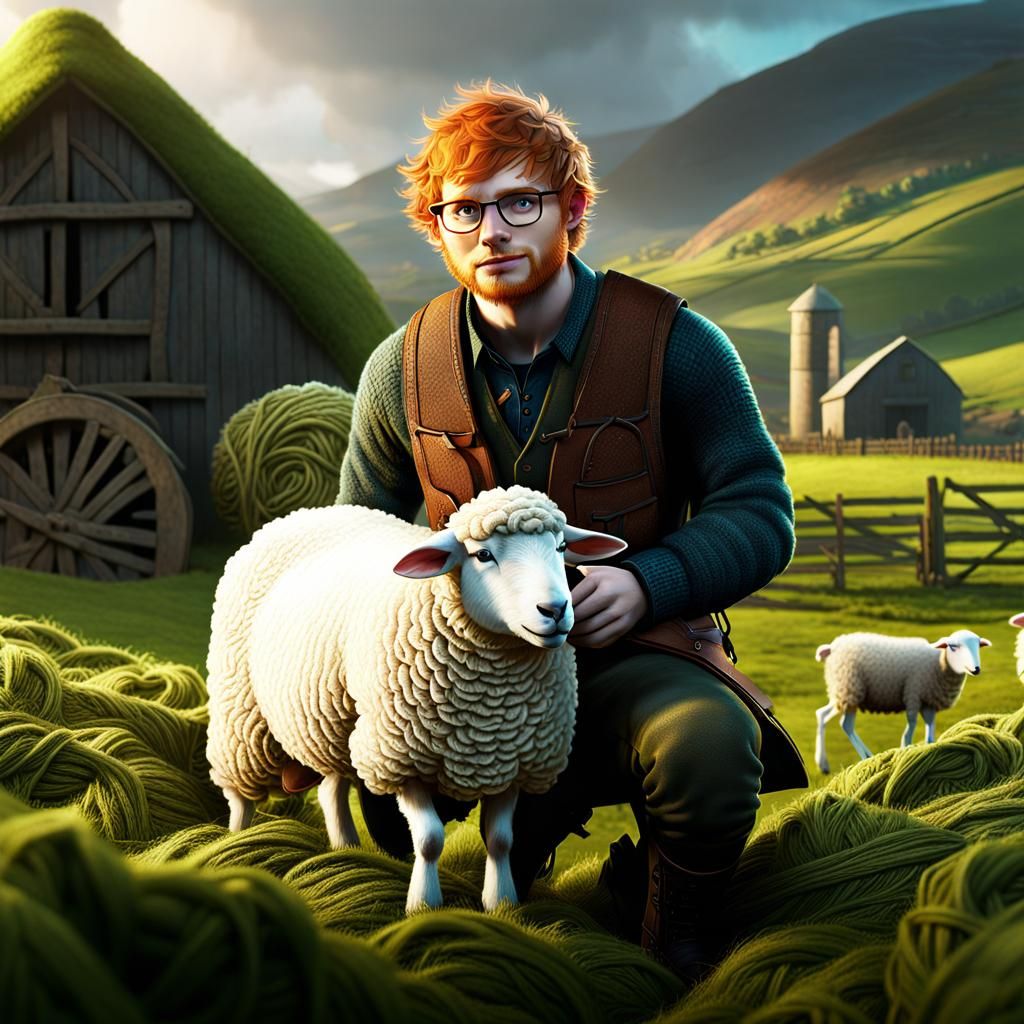 Ed Shearin' - AI Generated Artwork - NightCafe Creator