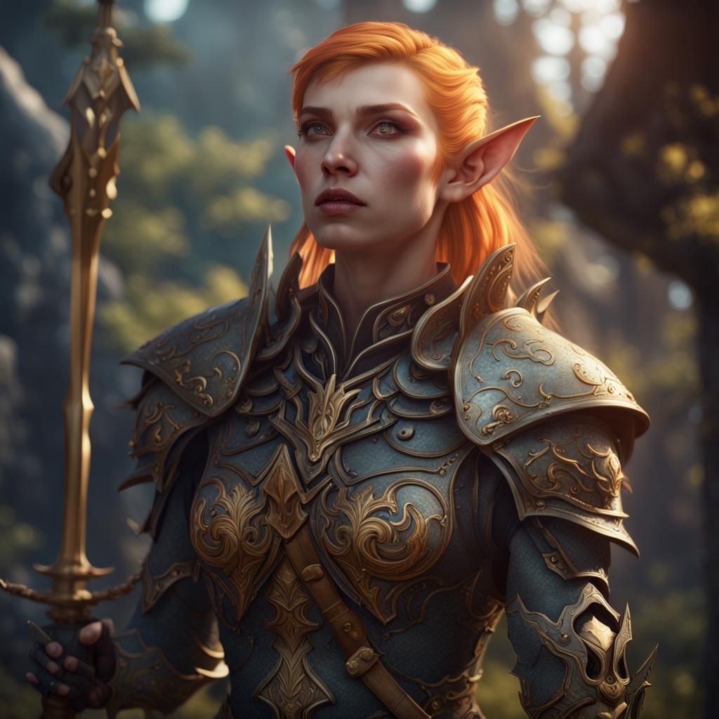 ginger elf - AI Generated Artwork - NightCafe Creator