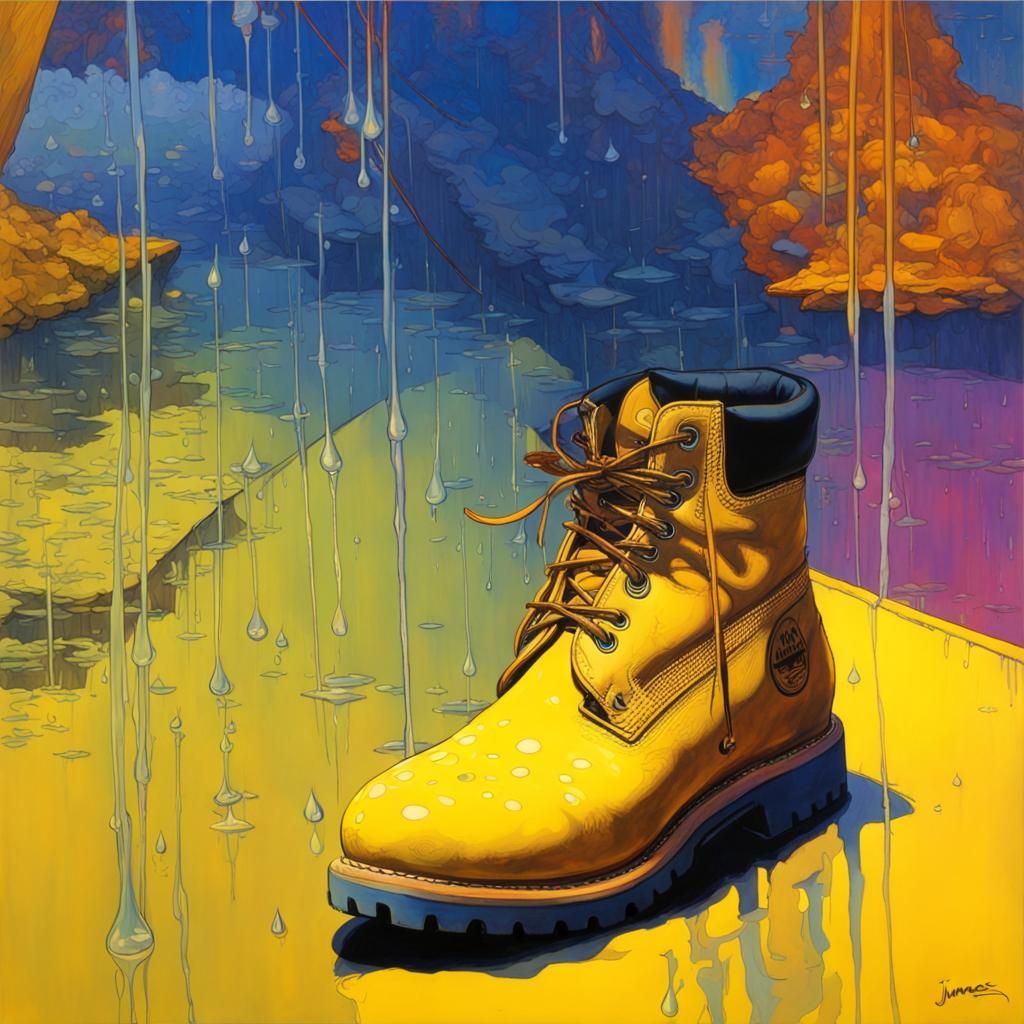 Timberland Boot - AI Generated Artwork - NightCafe Creator
