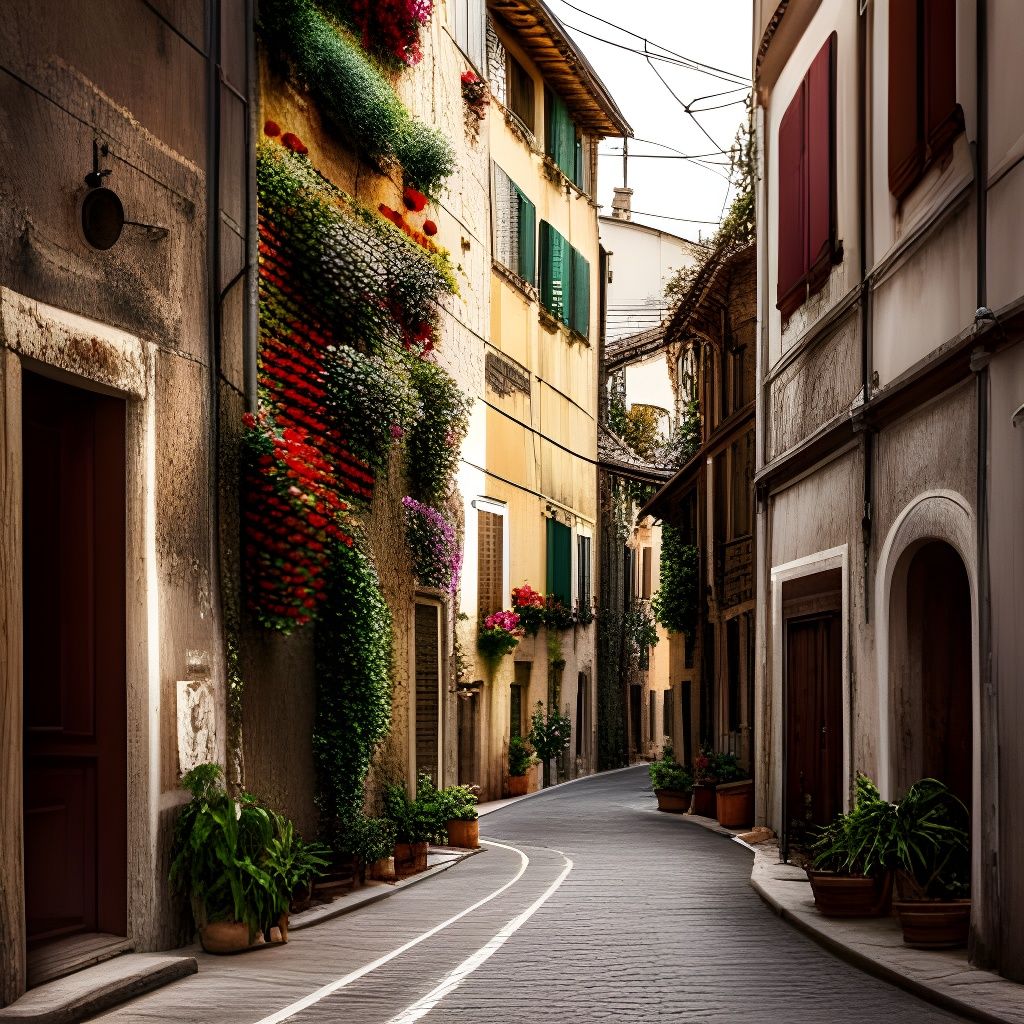 Random Street 2 - AI Generated Artwork - NightCafe Creator