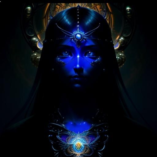 Multiversal hyperdetailed Ancient Angel--Biomechanical Wireframe Graff ...