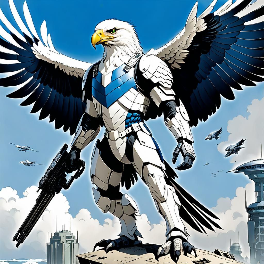 Battle Beast #4 - Colonel Bird - AI Generated Artwork - NightCafe Creator