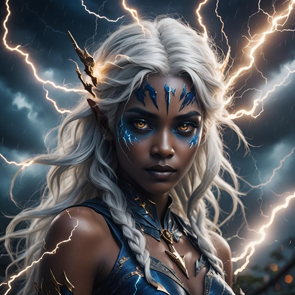 a beautiful lightning bender - AI Generated Artwork - NightCafe Creator