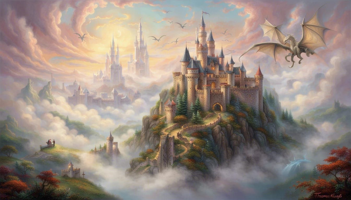 Fantasy world - AI Generated Artwork - NightCafe Creator