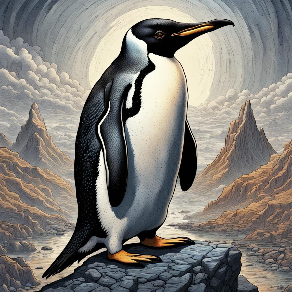 Penguin - AI Generated Artwork - NightCafe Creator