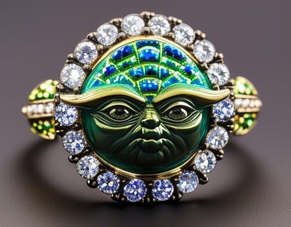 Yoda Ring # - AI Generated Artwork - NightCafe Creator