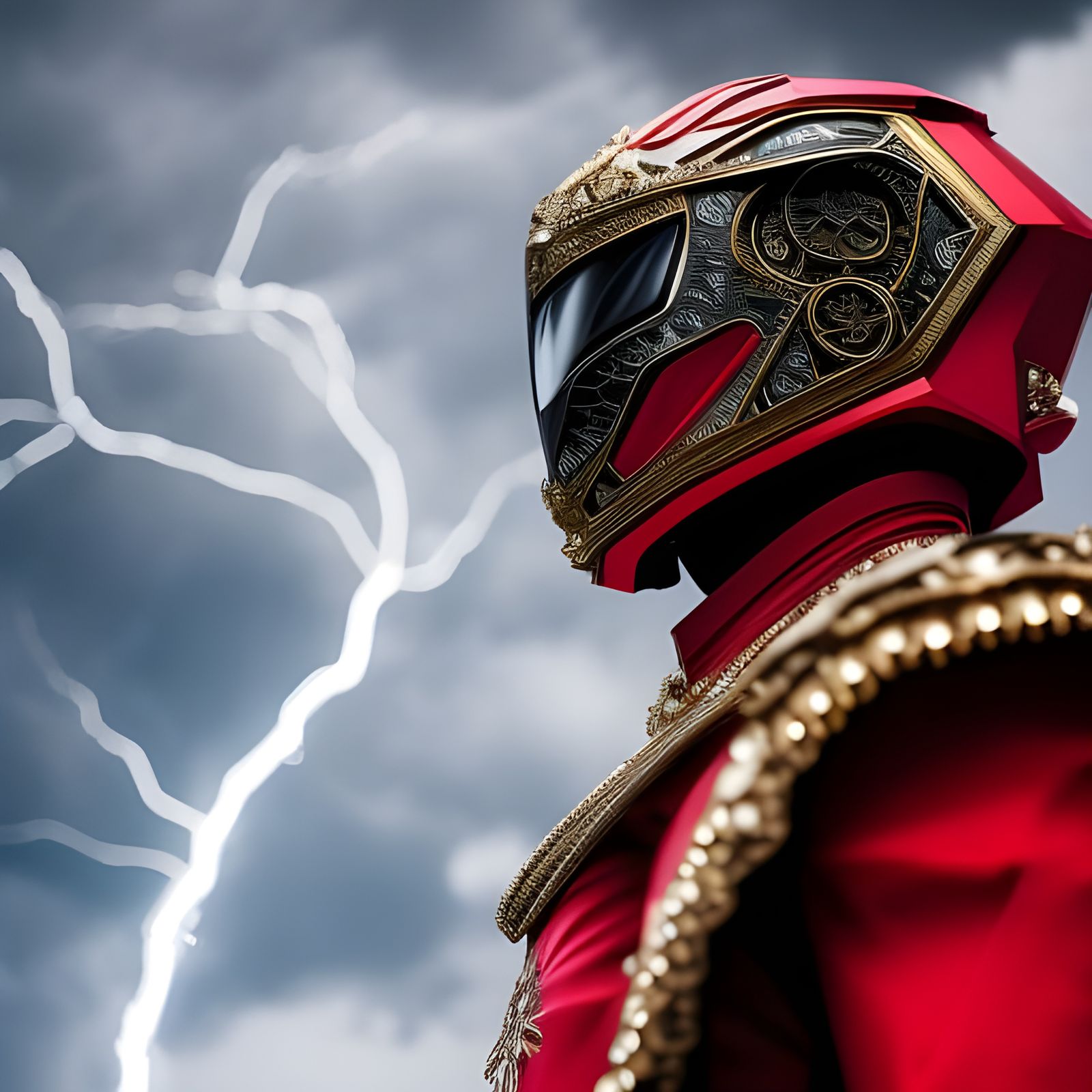 Renaissance Red Ranger - AI Generated Artwork - NightCafe Creator
