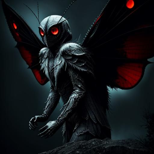 Mothman - AI Generated Artwork - NightCafe Creator
