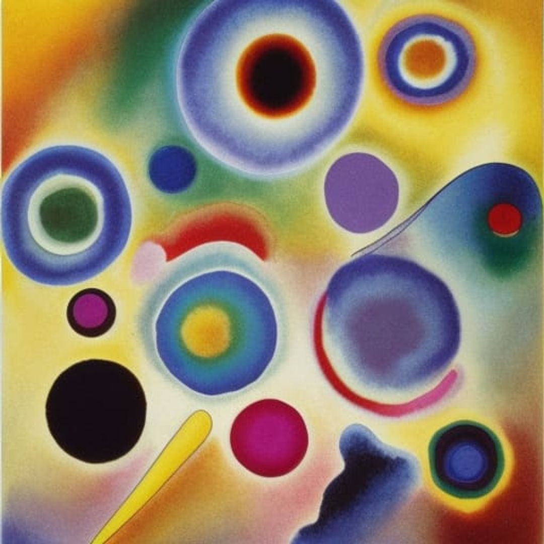 Kandinsky ovals - AI Generated Artwork - NightCafe Creator
