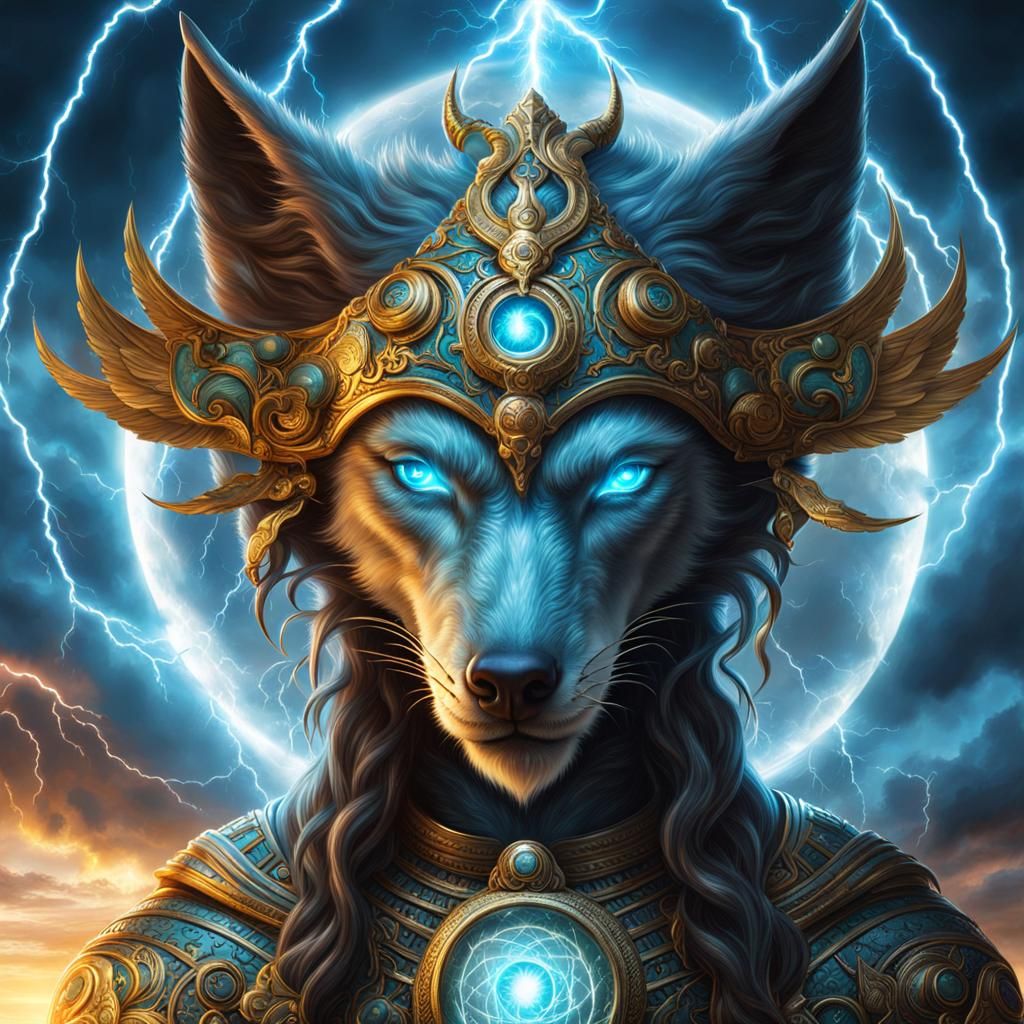 Wolf god - AI Generated Artwork - NightCafe Creator