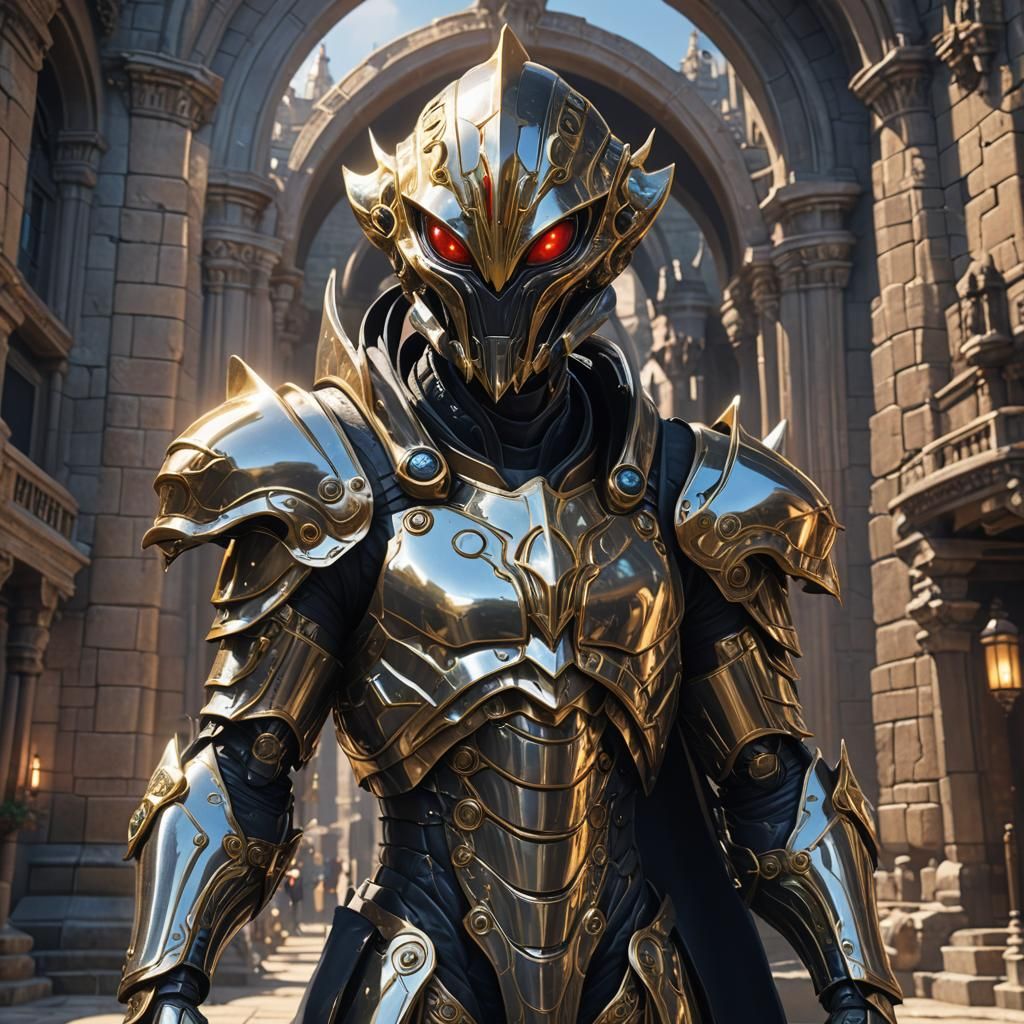 Alien Knight - AI Generated Artwork - NightCafe Creator