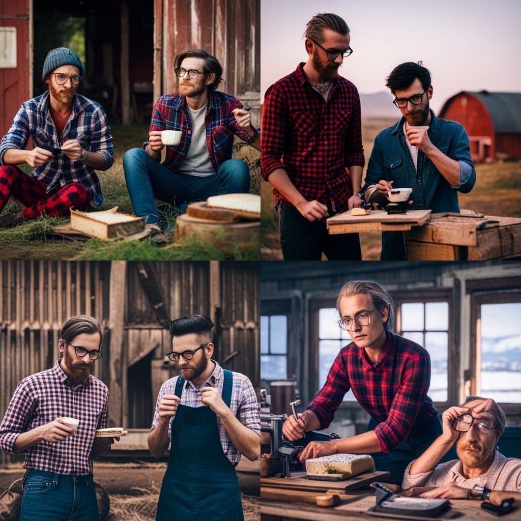 What are hipsters - AI Generated Artwork - NightCafe Creator