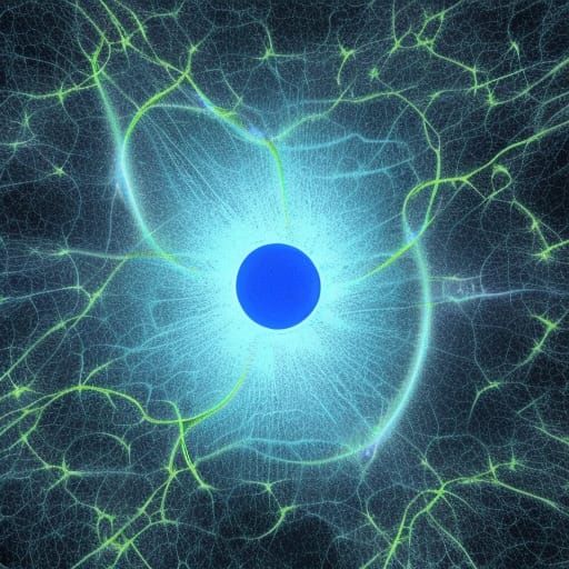 Quantum Collision Geometry - AI Generated Artwork - NightCafe Creator