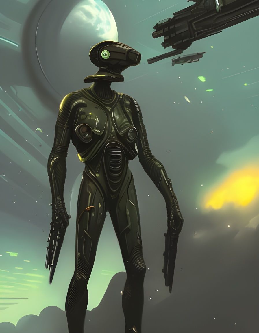 Sentient Drone - AI Generated Artwork - NightCafe Creator