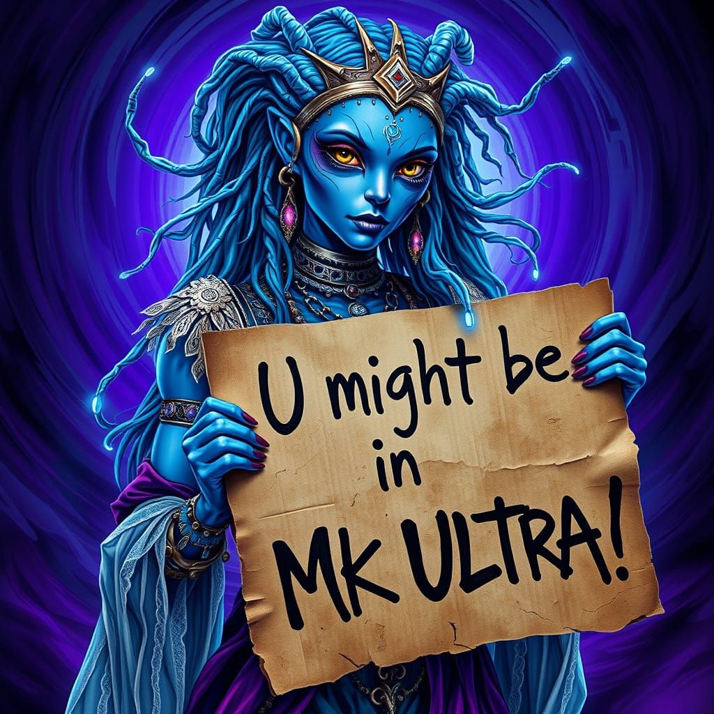 Mk Ultra - Cybernetic Gypsy Oracle in Swirling Psychedelic ...