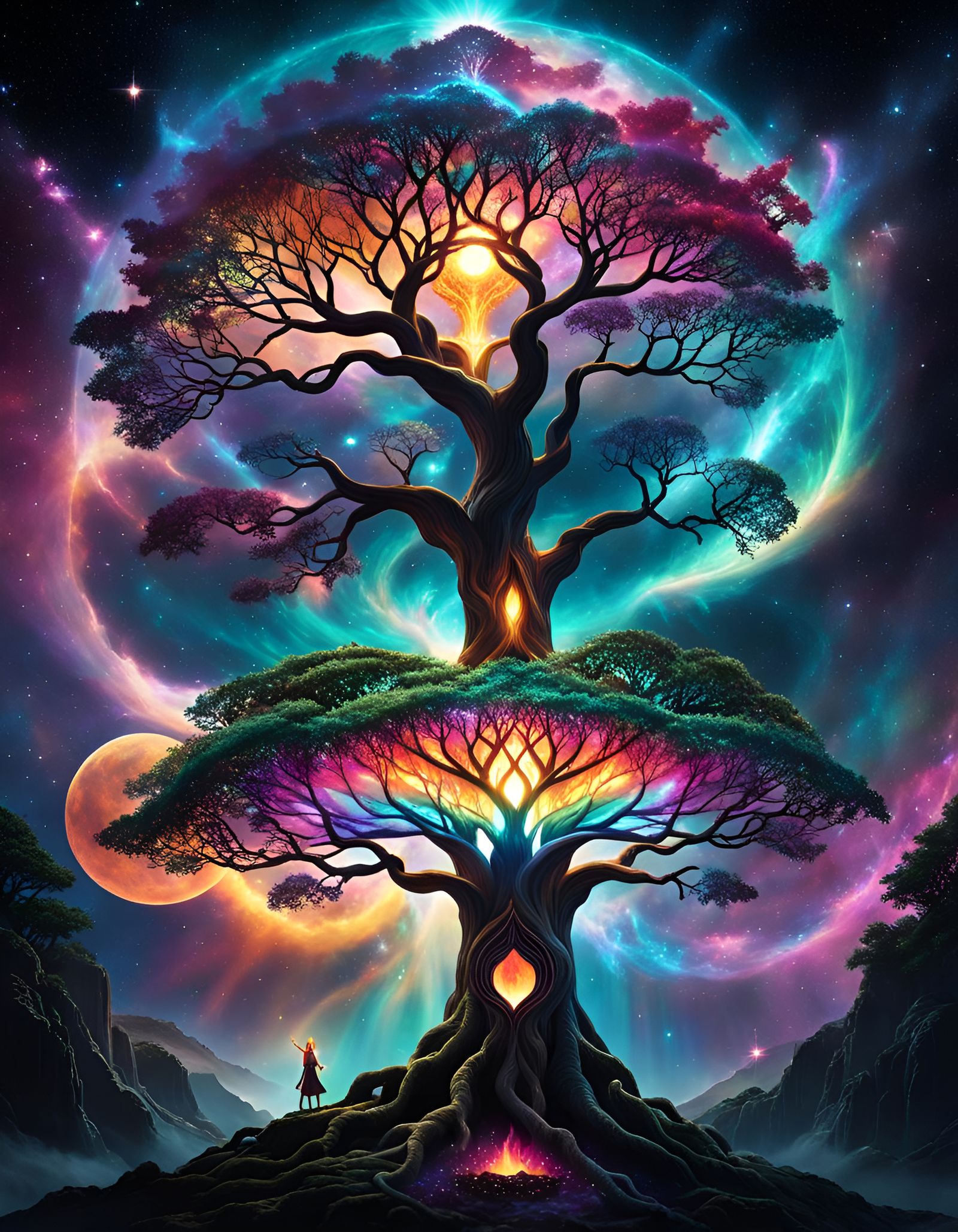 Tree Energy (#4) - AI Generated Artwork - NightCafe Creator