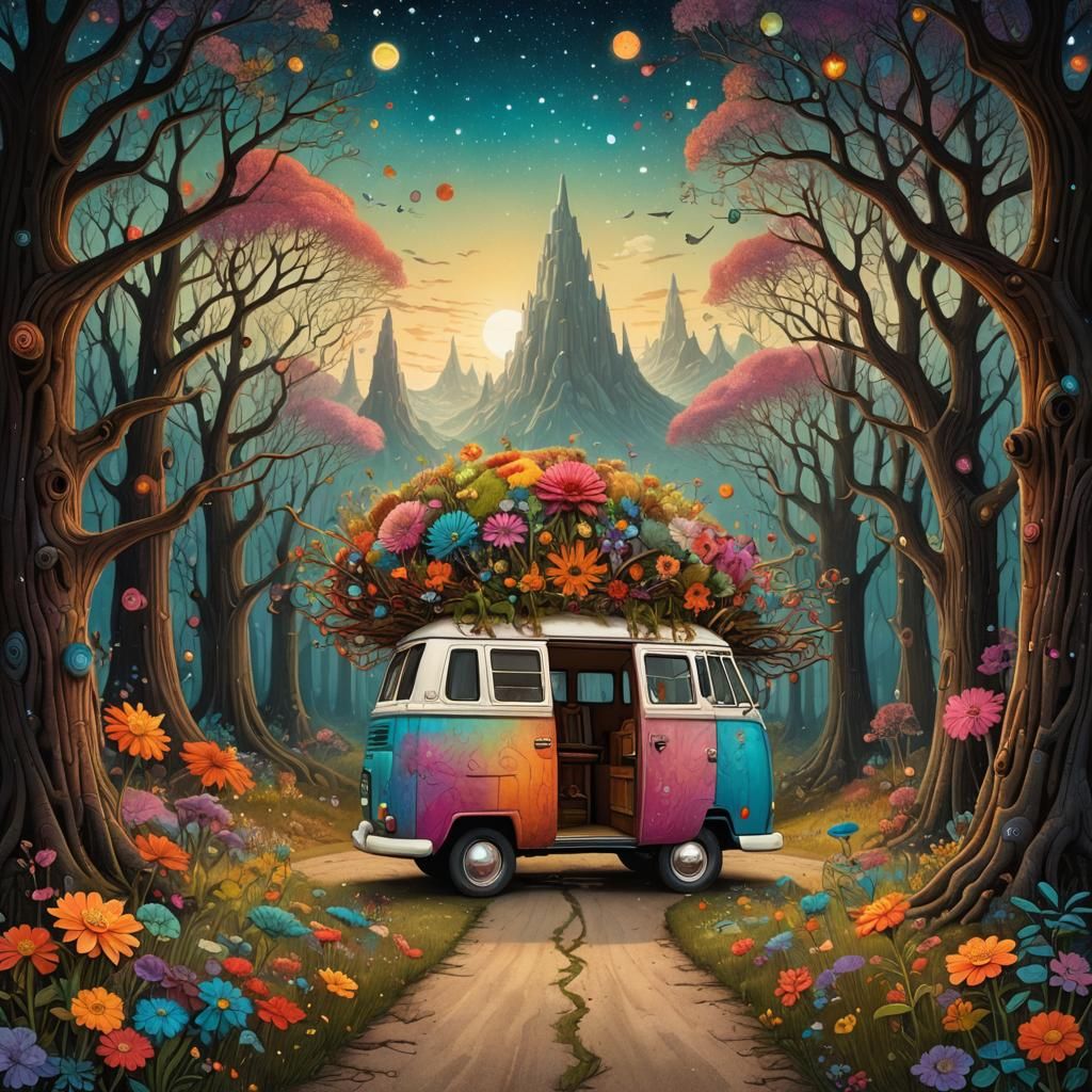 A stunning wide-shot 3D render by Andy Kehoe, Mila Marquis, James R ...